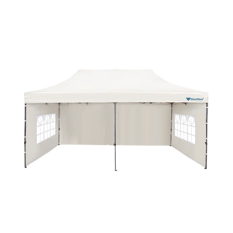 Gazebo Pro With Windows 3x6 Black | BigFace
